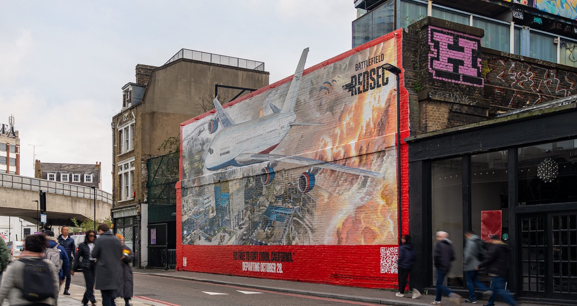 Electronic Arts marks Battlefield 6 REDSEC launch with Shoreditch Mural ...