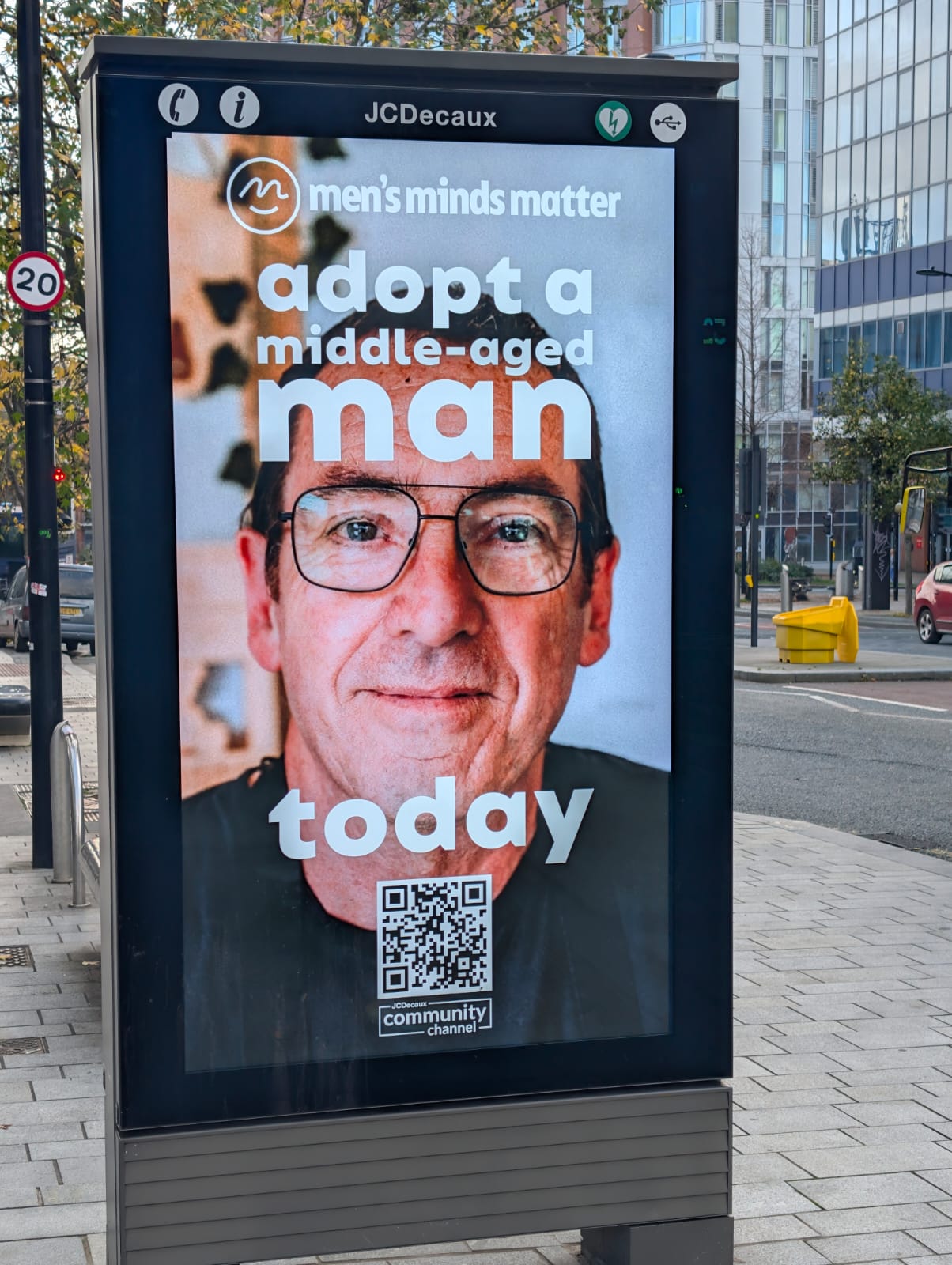 “Adopt a Middle-Aged Man”: New campaign hits London to expose hidden male suicide crisis ...