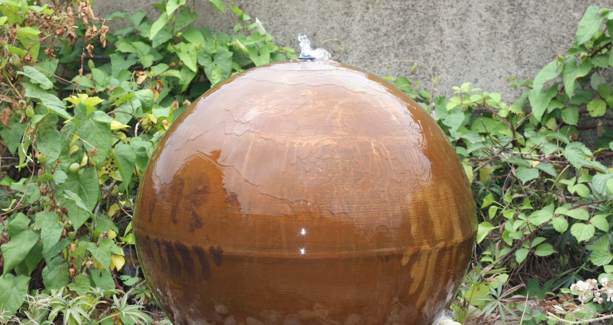 Elevate your garden with the new 60cm corten steel sphere | London ...