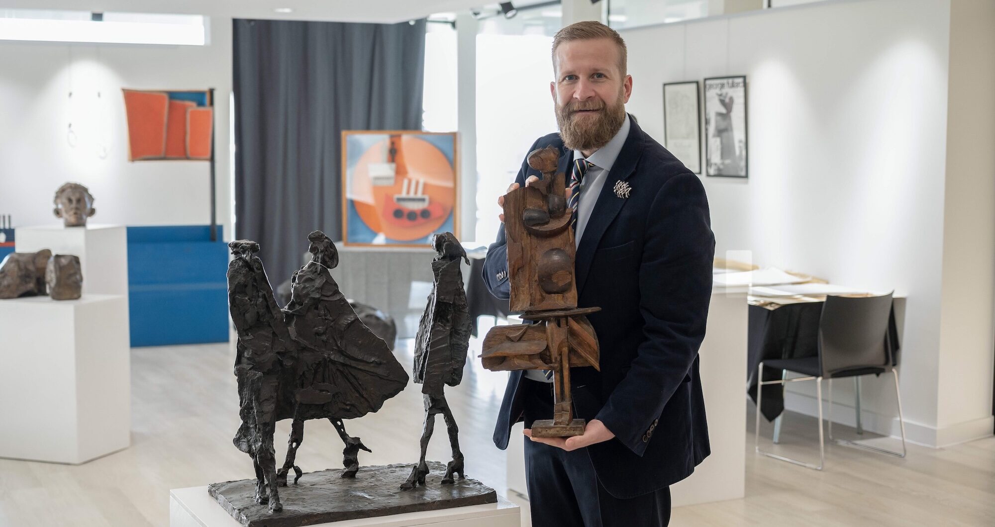 Works by renowned sculptor George Fullard sell for more than £90,000 ...