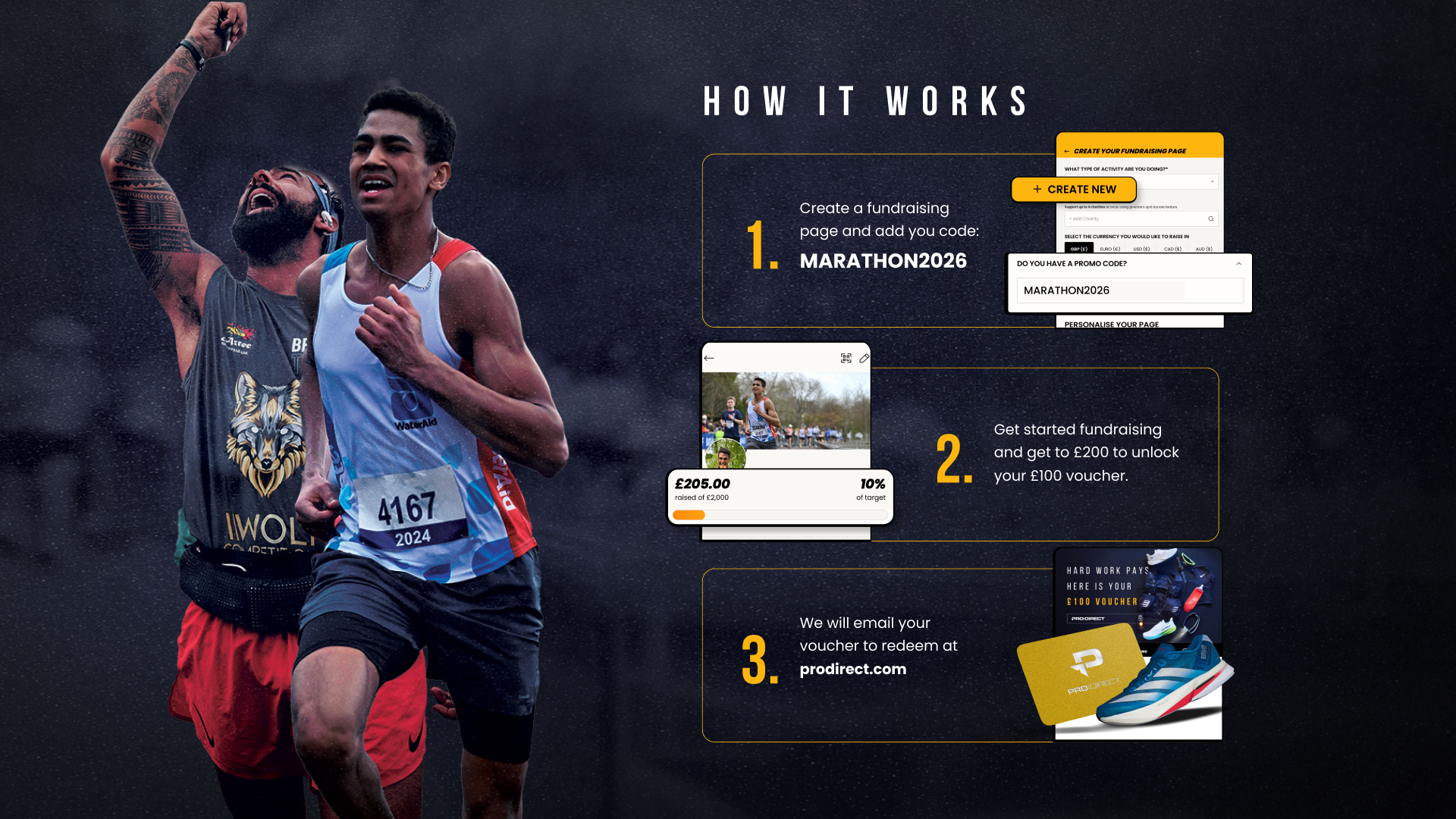£100 reward on offer for marathon-runners via fundraising platform ...