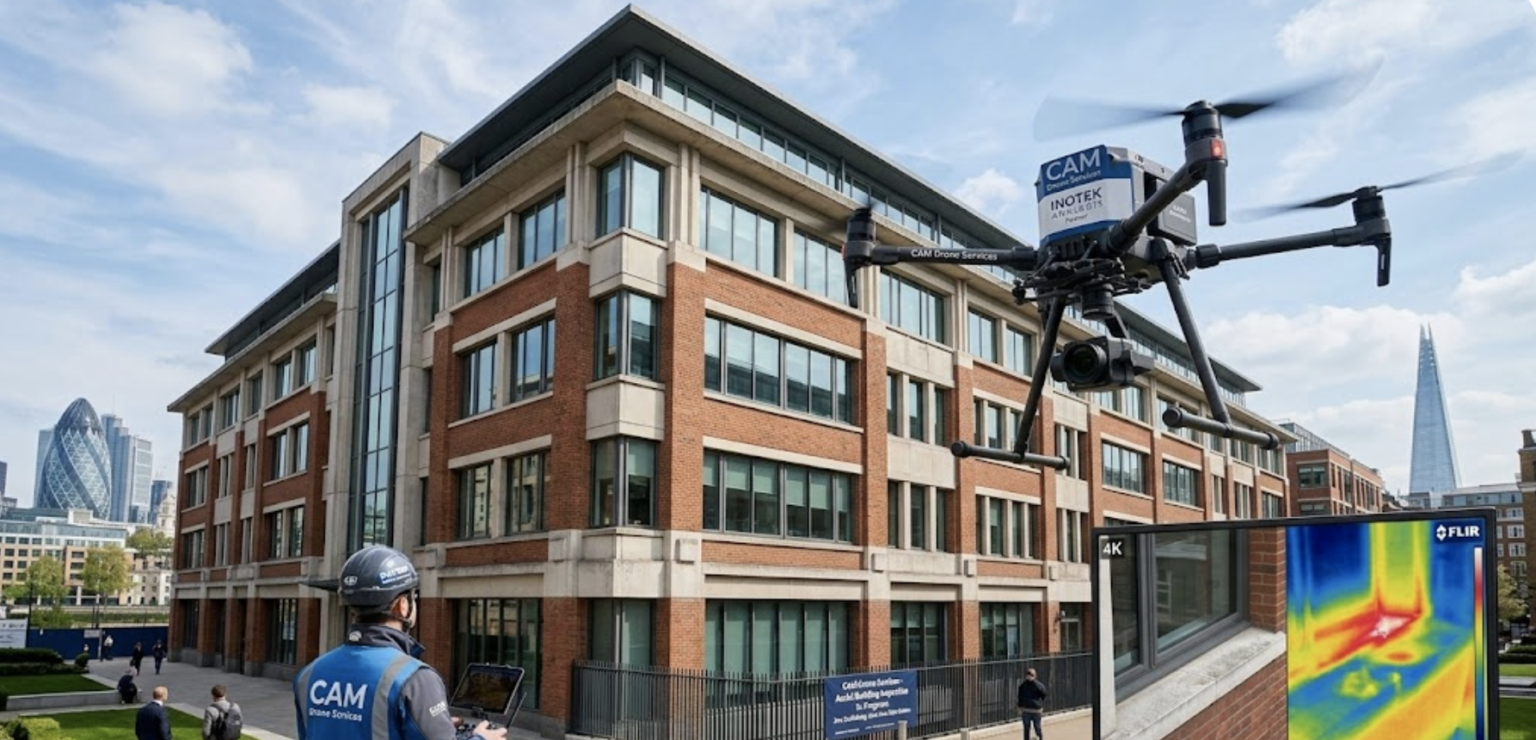 Drone Building Inspections London | Aerial Thermal Surveys | CAM Drone ...