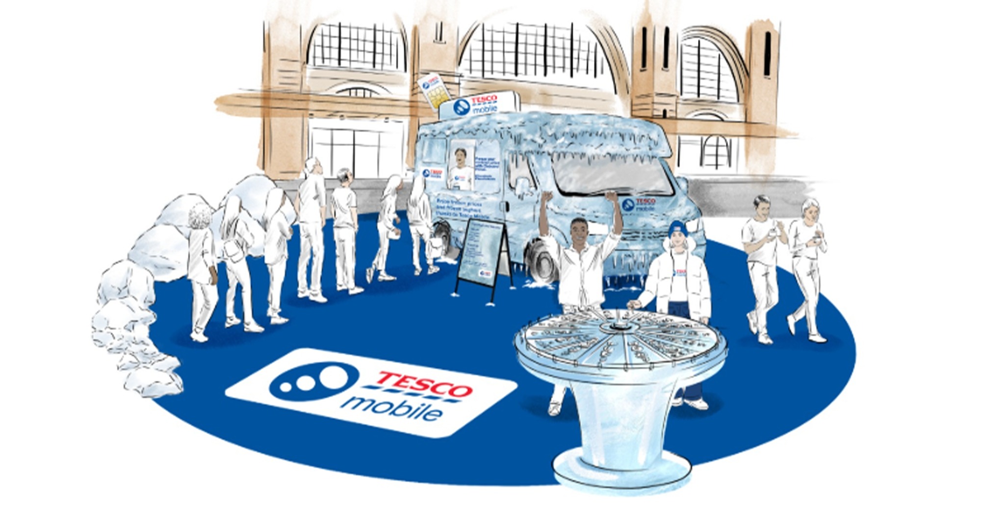 Tesco Mobile launches the Fro-Mobile, a free frozen yoghurt experience ...