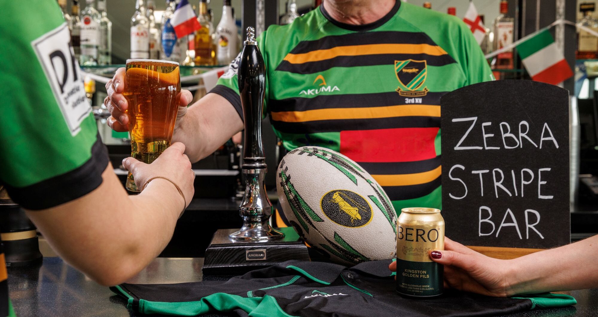 Rugby club launches 'Zebra Stripe' Bar for final match weekend | London ...