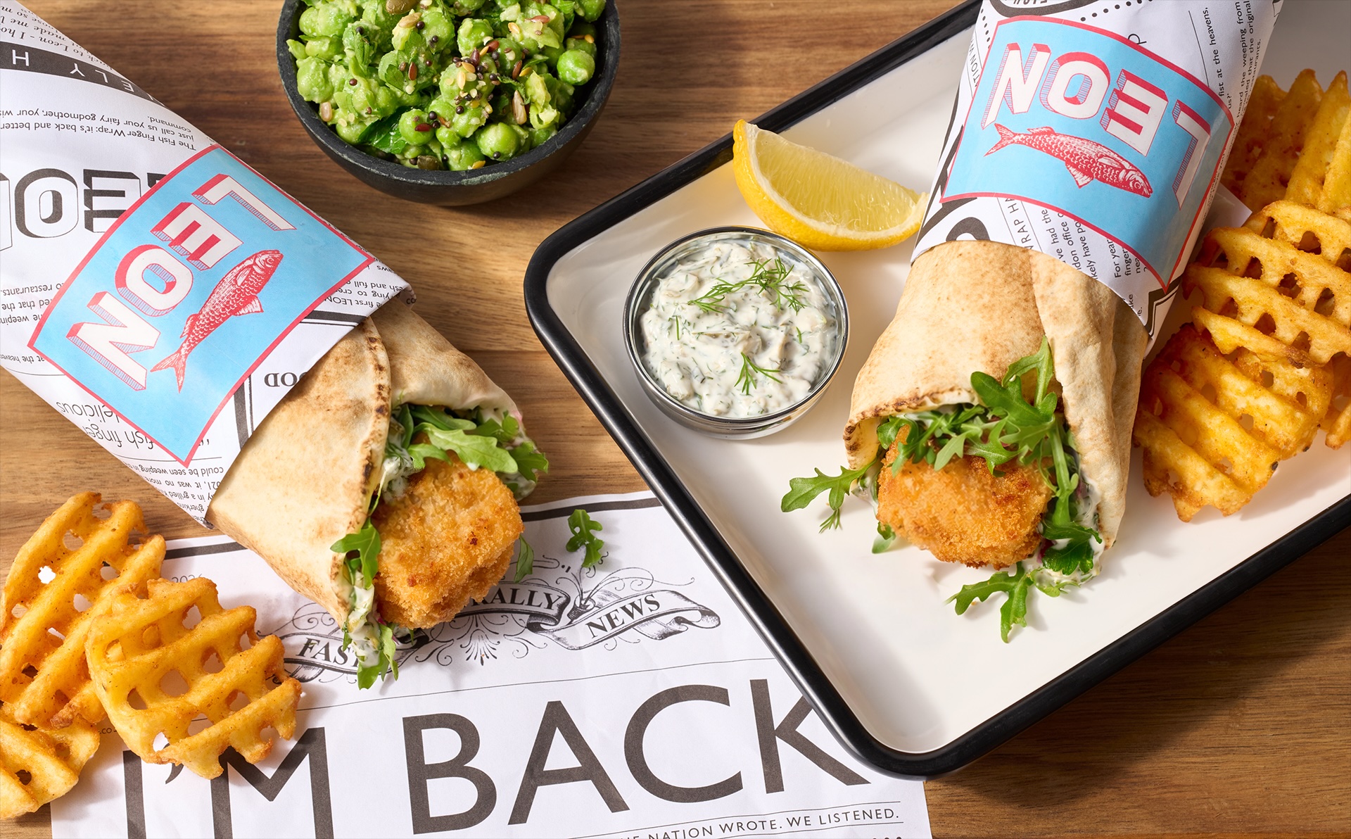 LEON brings back its cult classic Fish Finger Wrap and London will eat ...