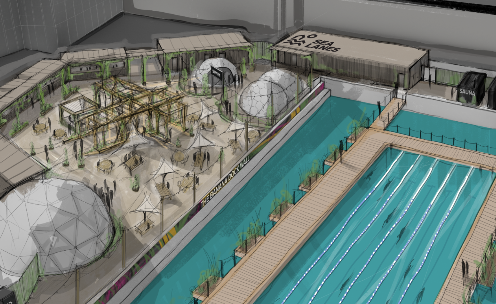 London’s first floating natural water pool is coming to Canary Wharf ...