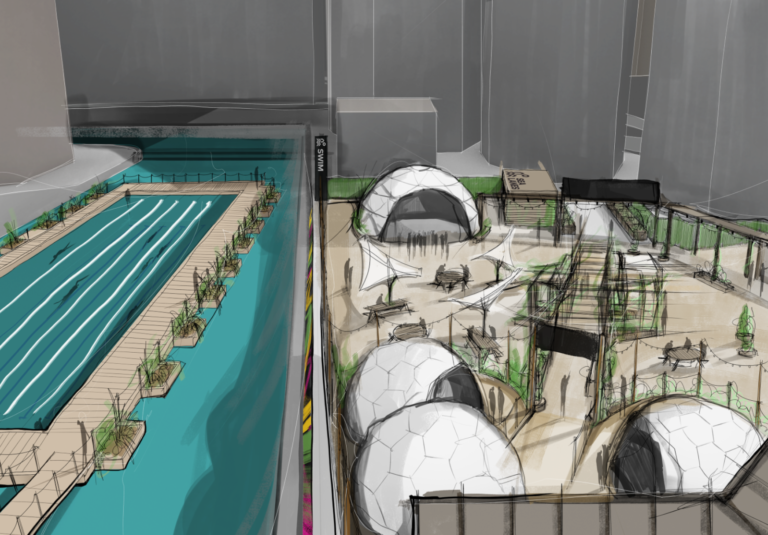 London’s first floating natural water pool is coming to Canary Wharf ...